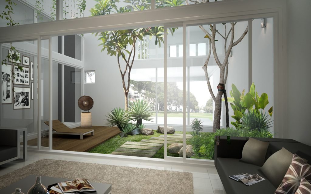 Inspirasi Inner court Buat Suasana Rumah Semakin Sejuk dan Terang ...