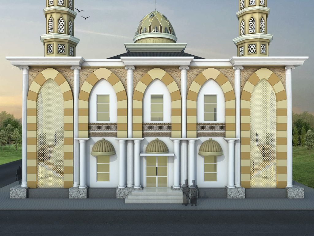 Inspirasi Lengkungan ala Timur Tengah dalam Desain Masjid Modern ...